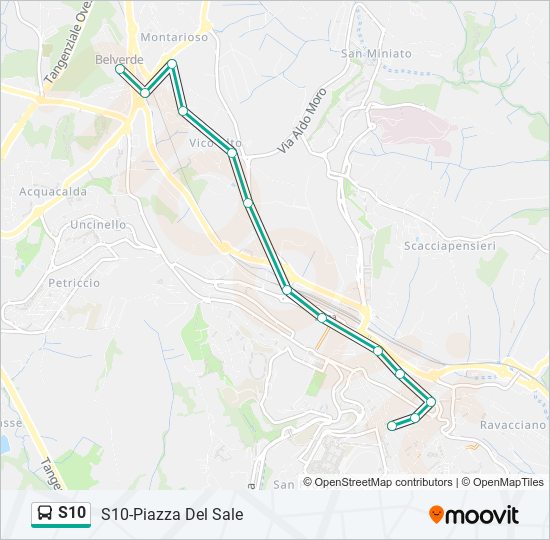 s10 Route: Schedules, Stops & Maps - S10-Piazza Del Sale (Updated)