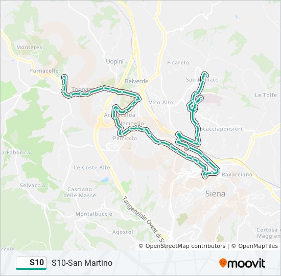 s10 Route: Schedules, Stops & Maps - S10-San Martino (Updated)