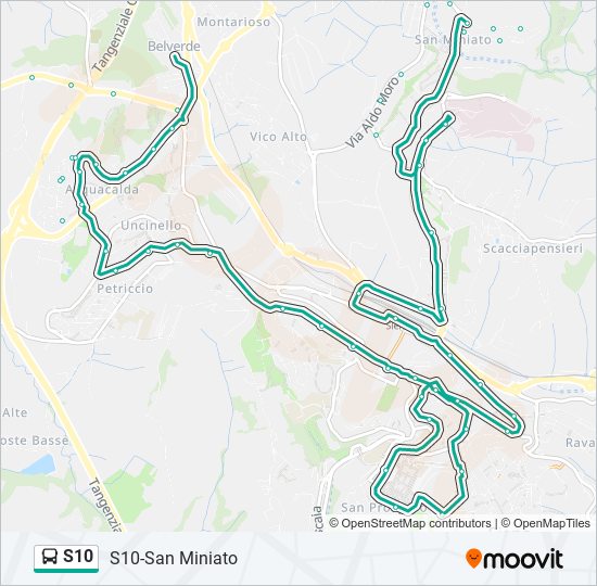 s10 Route: Schedules, Stops & Maps - S10-San Miniato (Updated)