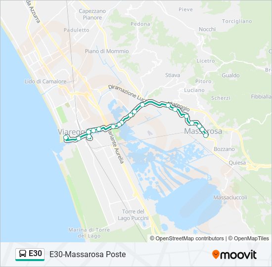 e30 Route: Schedules, Stops & Maps - E30-Massarosa Poste (Updated)
