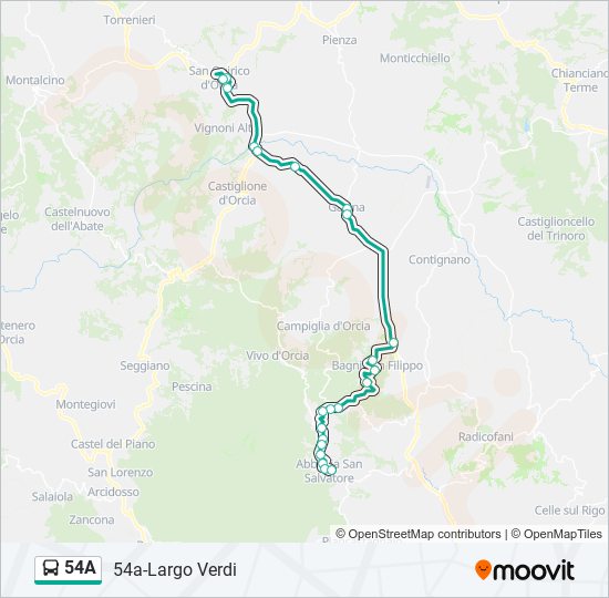54a Route: Schedules, Stops & Maps - 54a-Largo Verdi (Updated)