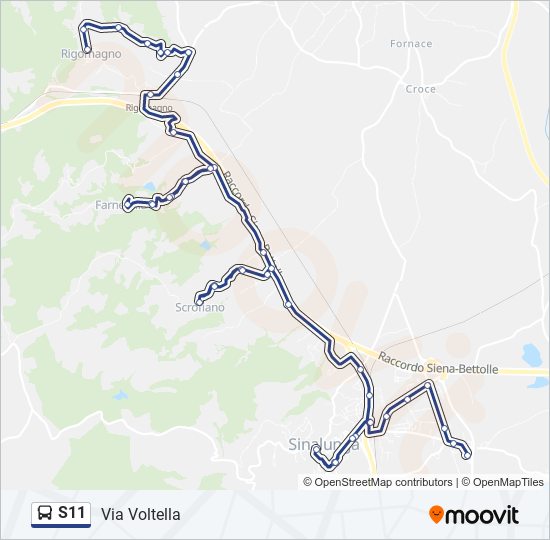s11 Route: Schedules, Stops & Maps - S11-Via Voltella (Updated)