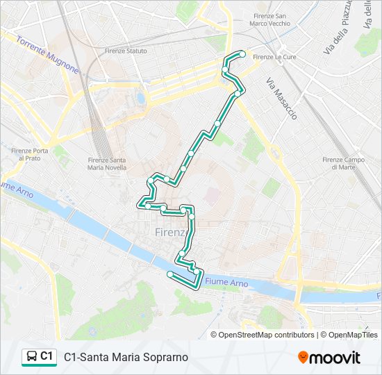 c1 Route: Schedules, Stops & Maps - C1-Santa Maria Soprarno (Updated)