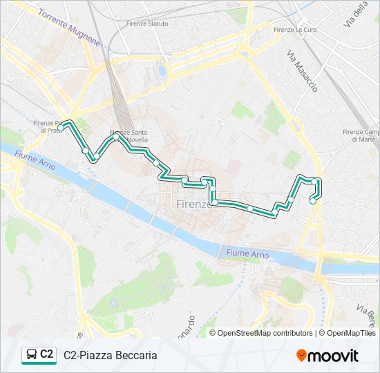 c2 Route: Schedules, Stops & Maps - C2-Piazza Beccaria (Updated)
