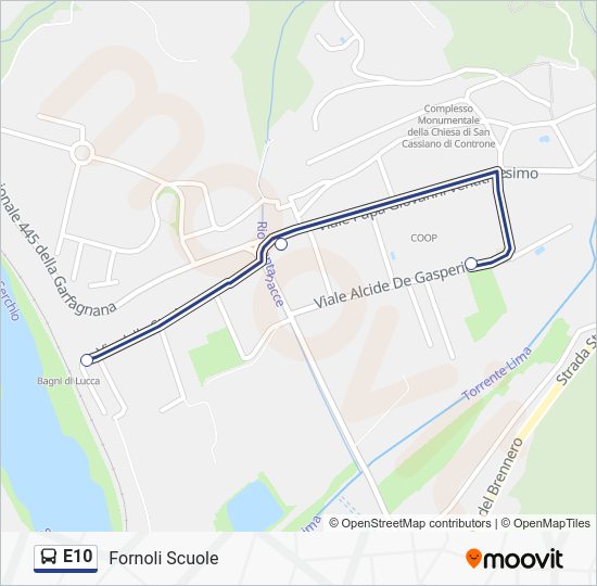 e10 Route: Schedules, Stops & Maps - Fornoli Scuole (Updated)