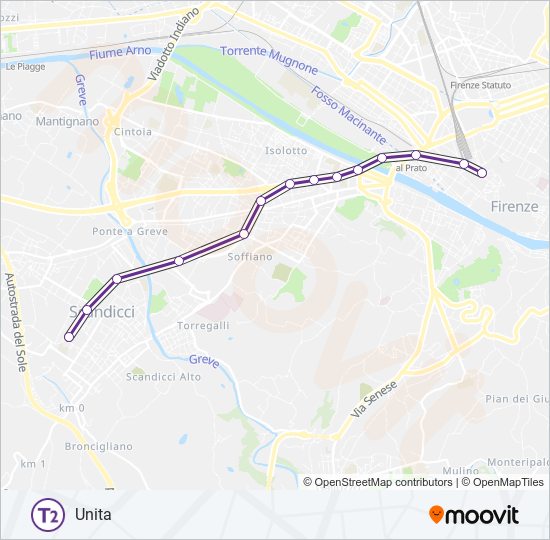 t2 Route: Schedules, Stops & Maps - T21-Unita (Updated)