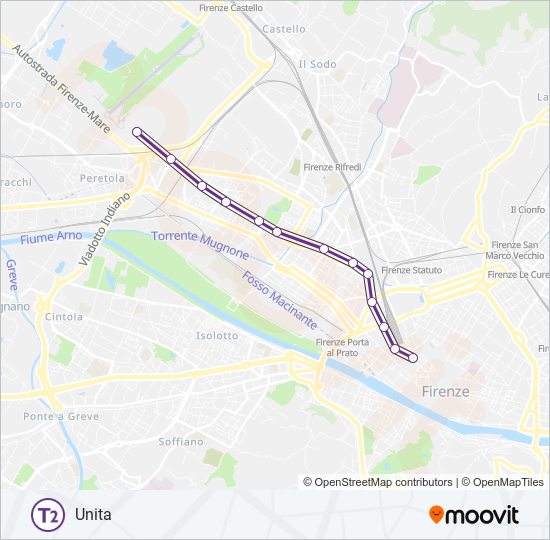 t2 Route: Schedules, Stops & Maps - T21-Unita (Updated)