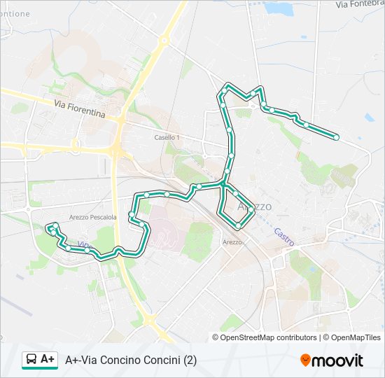 a Route: Schedules, Stops & Maps - A+-Via Concino Concini (2) (Updated)