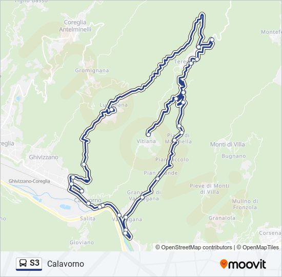 s3 Route: Schedules, Stops & Maps - Calavorno (Updated)