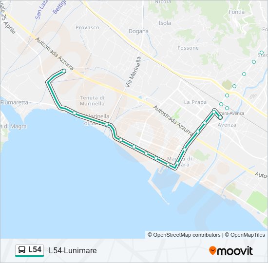 l54 Route: Schedules, Stops & Maps - L54-Lunimare (Updated)