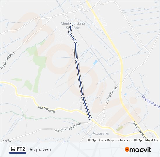 ft2 Route: Schedules, Stops & Maps - Ft2-Acquaviva-S.S.326, 54 (Updated)