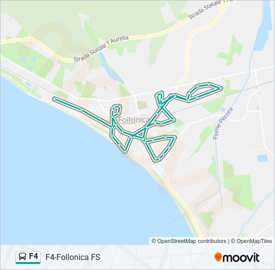 f4 Route: Schedules, Stops & Maps - F4-Follonica FS (Updated)