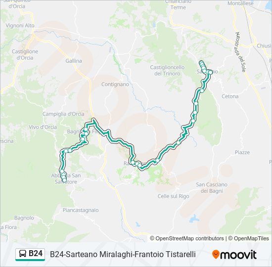 b24 Route: Schedules, Stops & Maps - B24-Sarteano Miralaghi-Frantoio ...