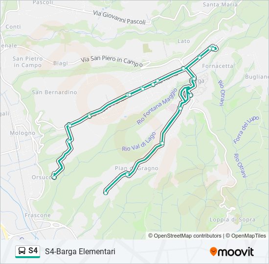 s4 Route: Schedules, Stops & Maps - S4-Barga Elementari (Updated)