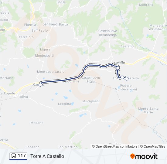 117 Route: Schedules, Stops & Maps - Torre A Castello (Updated)