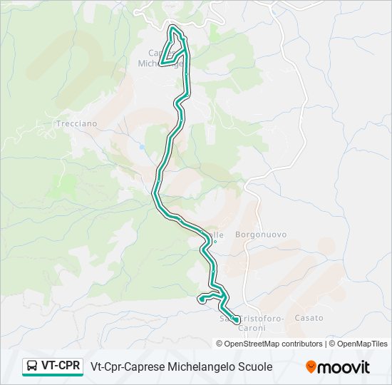 vtcpr Route: Schedules, Stops & Maps - Vt-Cpr-Caprese Michelangelo ...