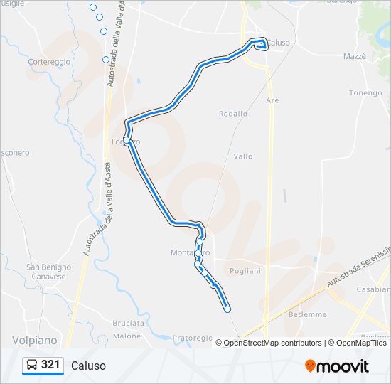 321 Route: Schedules, Stops & Maps - Caluso (Updated)