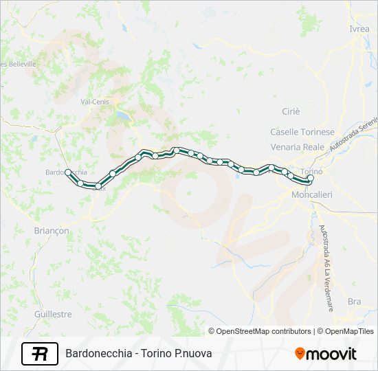 r Route: Schedules, Stops & Maps - Torino Porta Nuova (Updated)