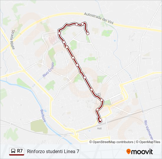 Linea r7: orari, fermate e mappe - Piazza Marconi (Aggiornato)
