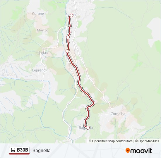 b30b Route: Schedules, Stops & Maps - Bagnella (Updated)