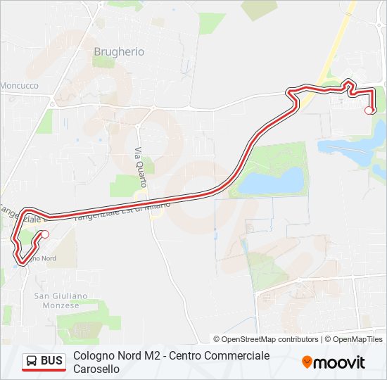 bus Route: Schedules, Stops & Maps - Cologno Nord M2 (Updated)