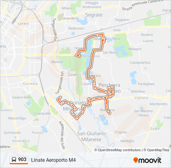 903 Route: Schedules, Stops & Maps - Linate Aeroporto M4 (Updated)