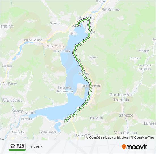f28 Route: Schedules, Stops & Maps - Lovere (Updated)