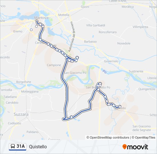 31a Route: Schedules, Stops & Maps - Quistello (Updated)
