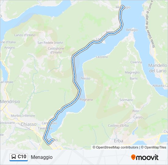 c10 Route: Schedules, Stops & Maps - Menaggio (Updated)