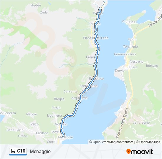 c10 Route: Schedules, Stops & Maps - Menaggio (Updated)