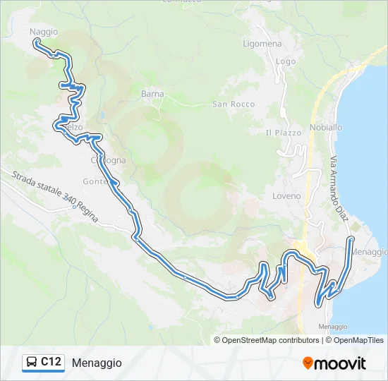 C12 Route: Schedules, Stops & Maps - Menaggio (Updated)