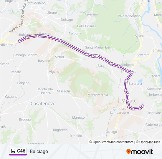 c46 Route: Schedules, Stops & Maps - Bulciago (Updated)