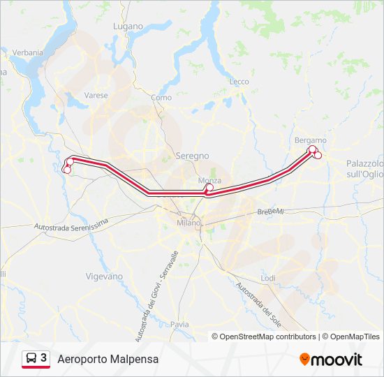 3 Route: Schedules, Stops & Maps - Aeroporto Malpensa (Updated)