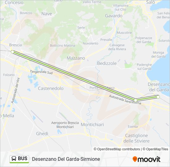 Linea bus: orari, fermate e mappe - Desenzano Del Garda-Sirmione ...