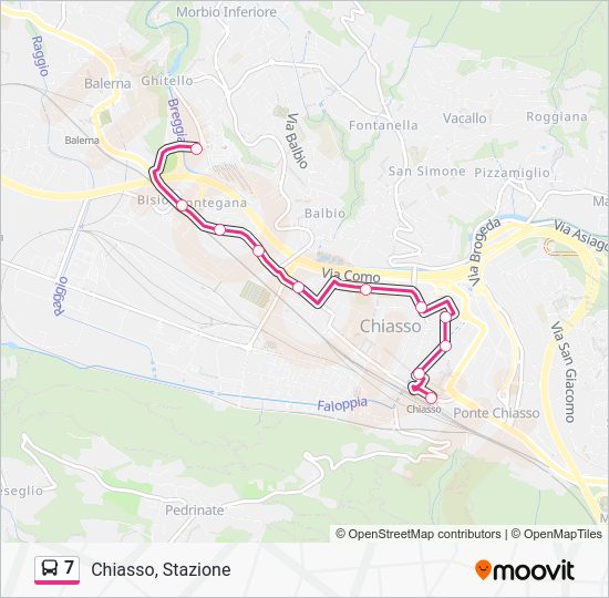 7 Route: Schedules, Stops & Maps - Chiasso, Stazione (Updated)