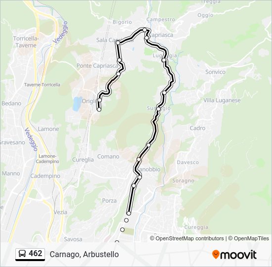462 Route: Schedules, Stops & Maps - Carnago, Arbustello (Updated)