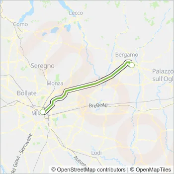 Linea FLIBCO: orari, fermate e mappe - Milano Centrale (Aggiornato)