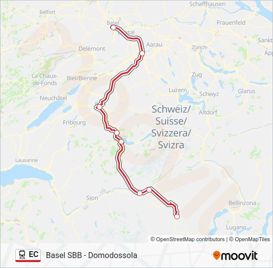 ec Route: Schedules, Stops & Maps - Domodossola (Updated)