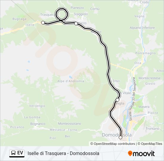 ev Route: Schedules, Stops & Maps - Domodossola (Updated)