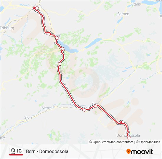 ic Route: Schedules, Stops & Maps - Domodossola (Updated)
