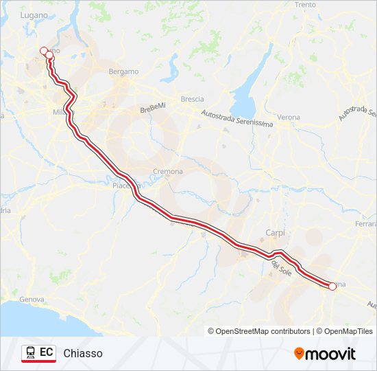 EC Route: Schedules, Stops & Maps - Chiasso (Updated)