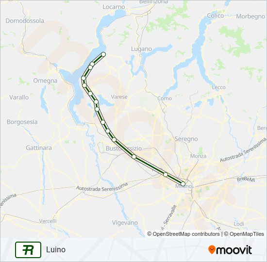 r21 Route: Schedules, Stops & Maps - Luino (Updated)