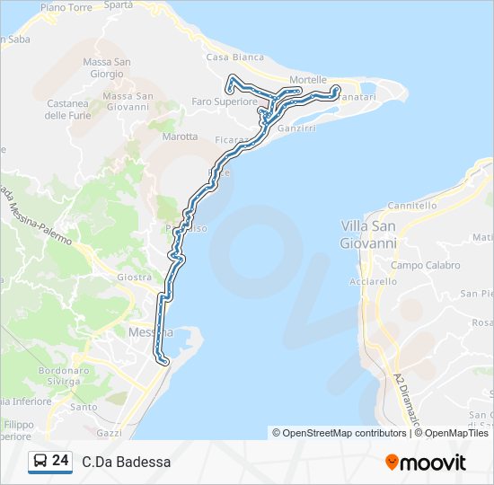 24 Route: Schedules, Stops & Maps - C.Da Badessa (Updated)
