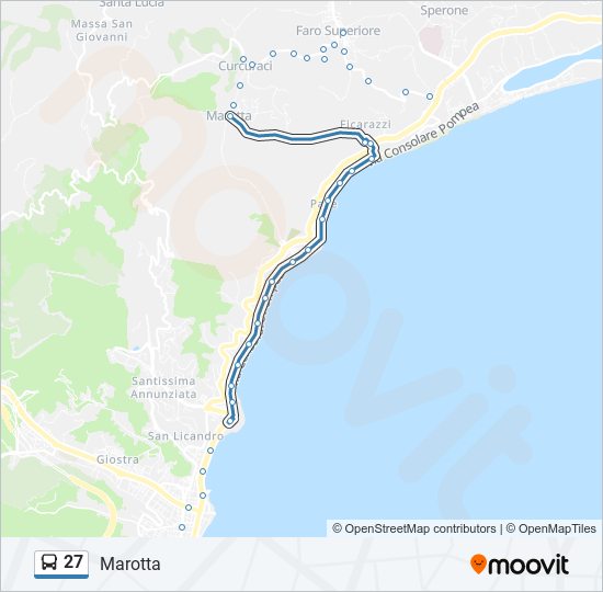 Linea 27: orari, fermate e mappe - Marotta (Aggiornato)