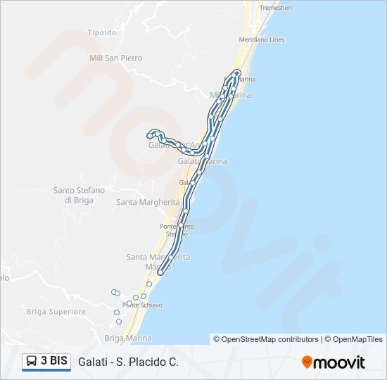 3 bis Route: Schedules, Stops & Maps - Galati S. Lucia (Updated)