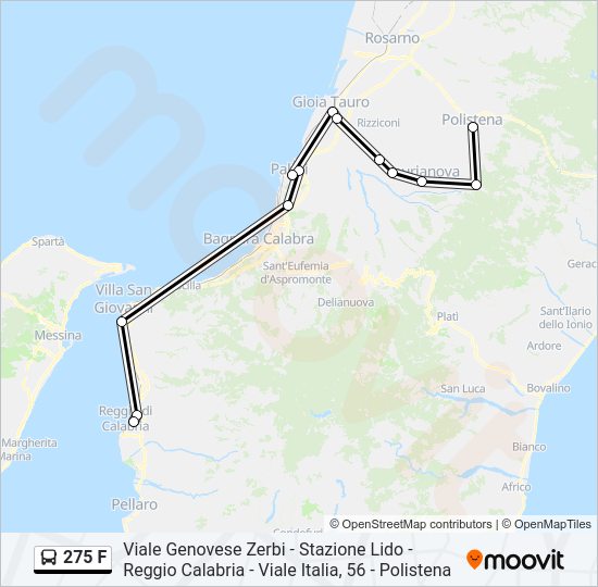 275 f Route: Schedules, Stops & Maps - Viale Italia, 56 - Polistena ...