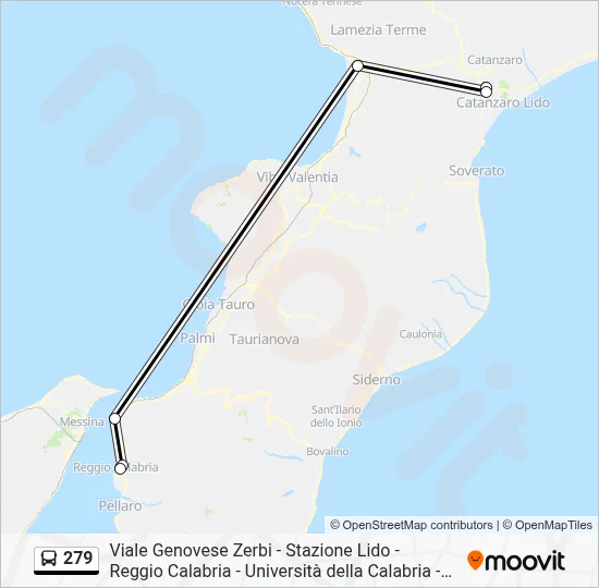 279 Route: Schedules, Stops & Maps - Via Enrico Mole - University and ...