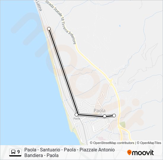Linea 9: orari, fermate e mappe - Via Francesco Miceli Picardi, 12 ...