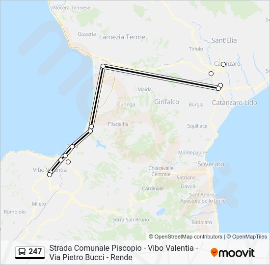 247 Route: Schedules, Stops & Maps - Via Tommaso Campanella, 10 - Vibo ...