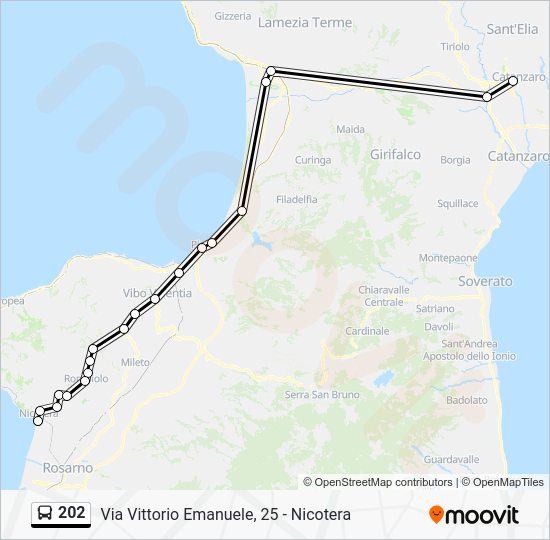 202 Route: Schedules, Stops & Maps - Via Vittorio Emanuele, 25 ...